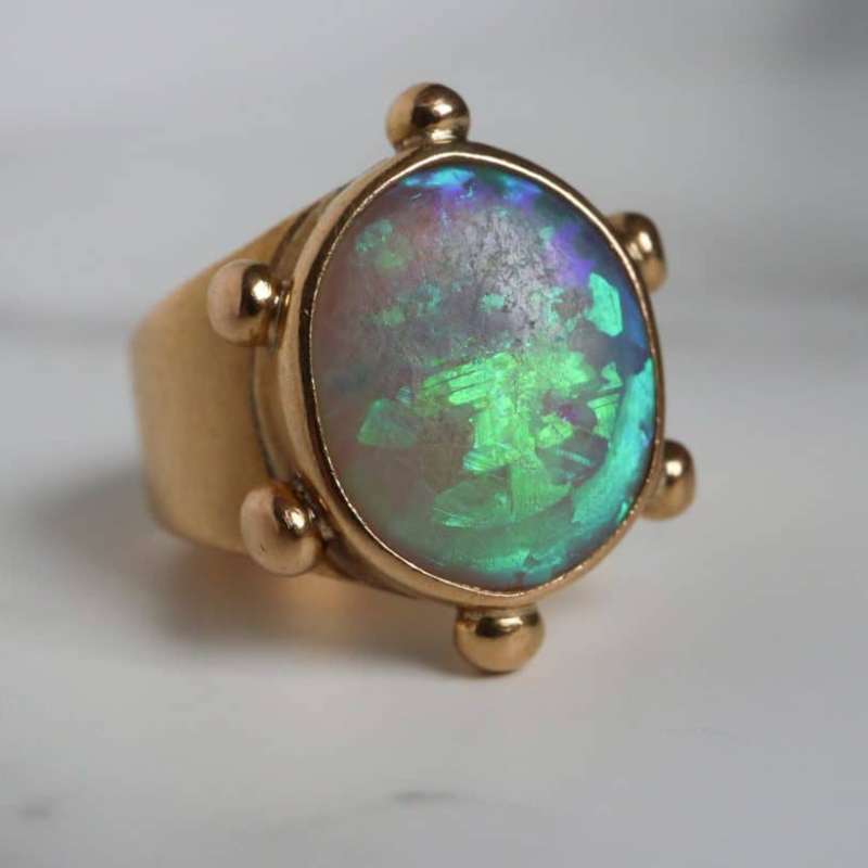 The History of Antique Opal Rings - Aladdin's Cave Jewellery