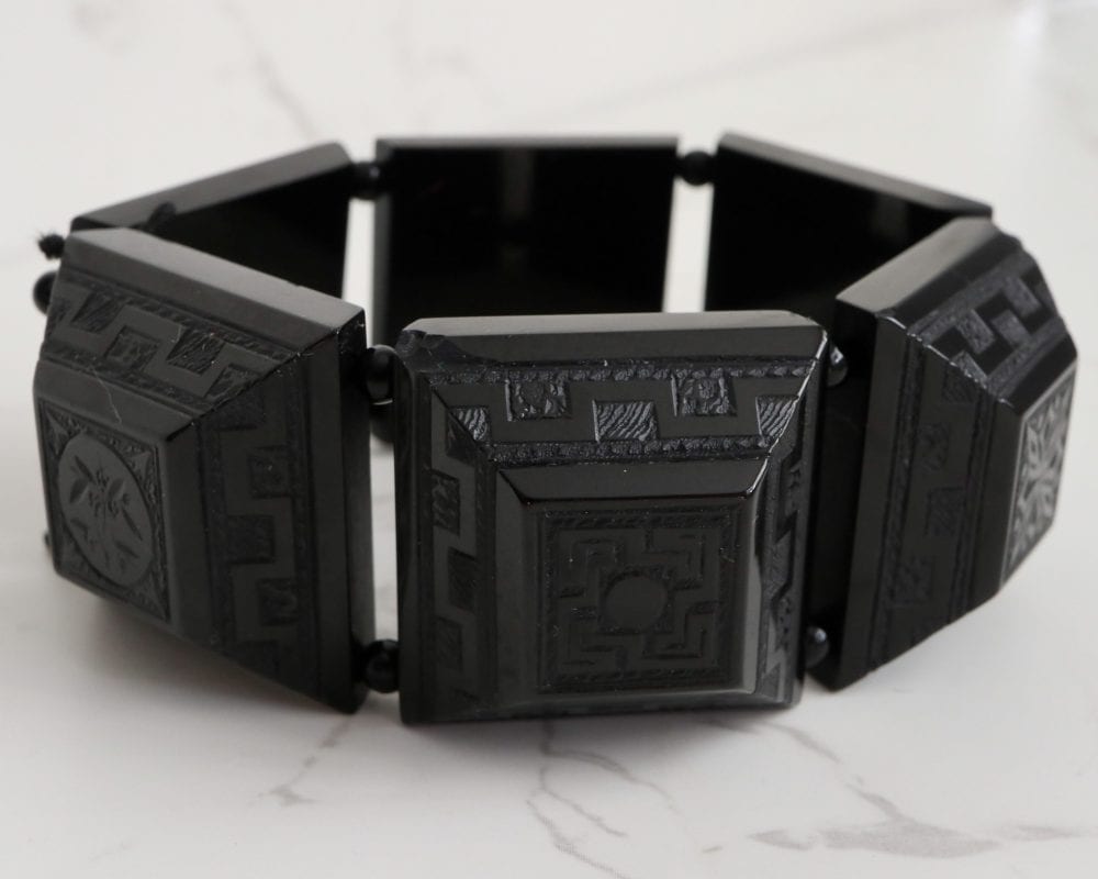 Victorian Jet Bracelet - Aladdins Cave Jewellery