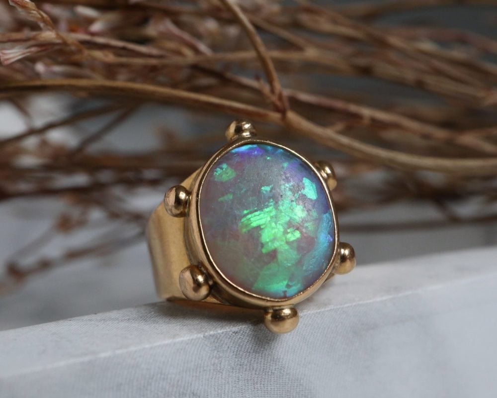 The History of Antique Opal Rings - Aladdin's Cave Jewellery