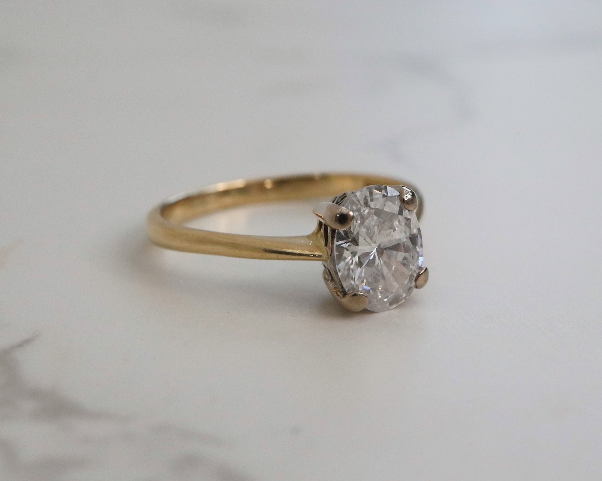 Elongated Cushion Cut Diamond Ring - Aladdins Cave Jewellery