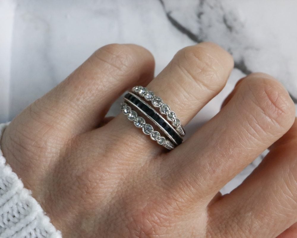 1930s Paste Day and Night Ring - Aladdins Cave Jewellery